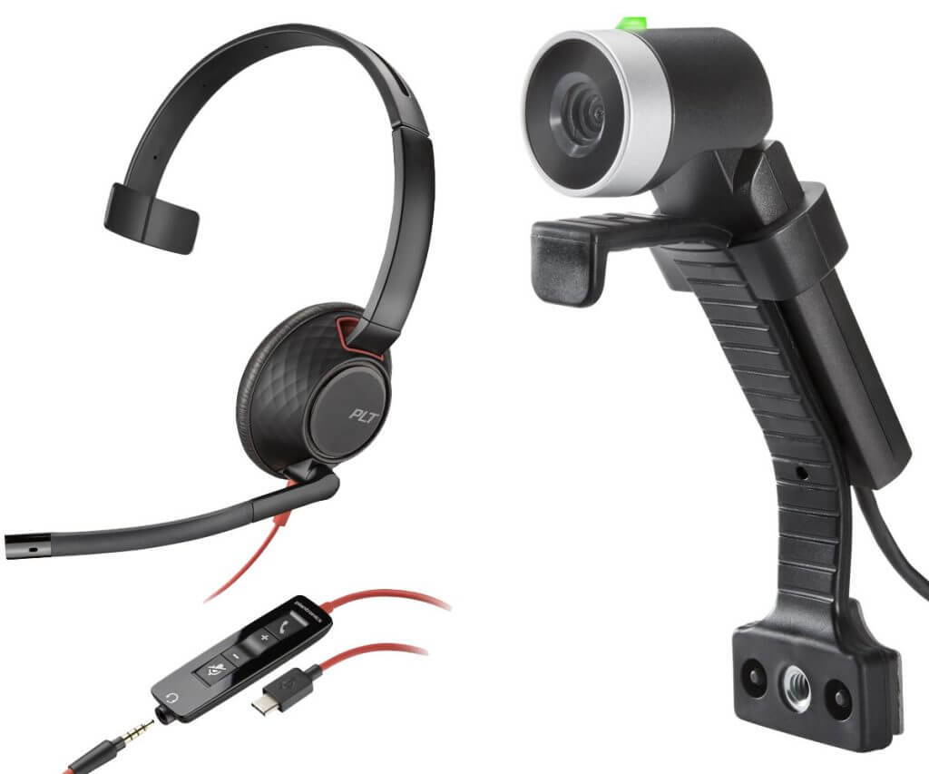 overseas Plantronics EncorePro 725 USB HW725 Headset with Case - 203478 ...